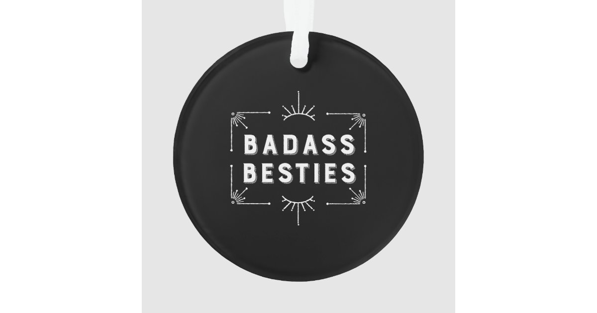 Celebrate Your Best Friends - Girl Gang Besties Ornament | Zazzle