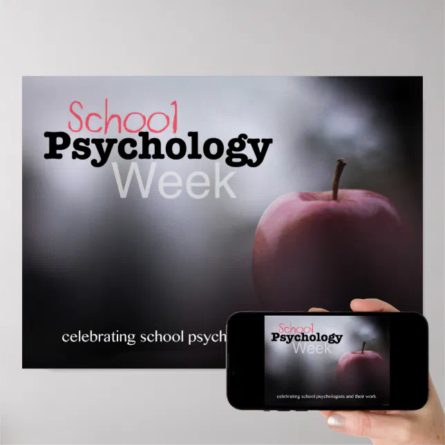 Celebrating School Psychology Week Poster | Zazzle