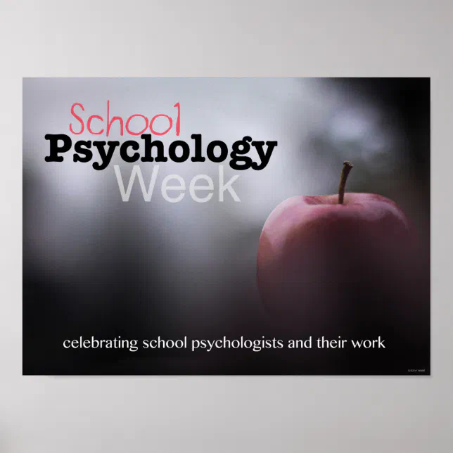 Celebrating School Psychology Week Poster | Zazzle