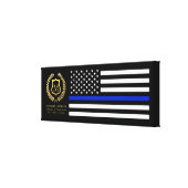 Celebrating Service Years Personalized Police Canvas Print | Zazzle