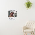 Celebrating the Life of Script Memorial Photo Foam Board | Zazzle