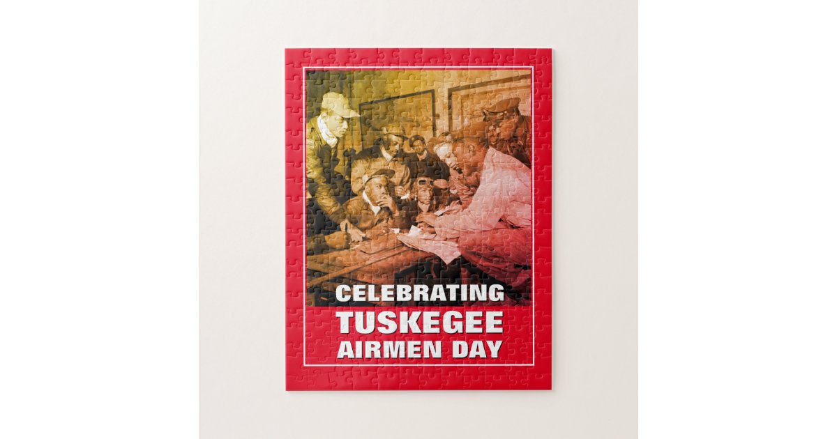 Celebrating TUSKEGEE AIRMEN DAY Jigsaw Puzzle | Zazzle