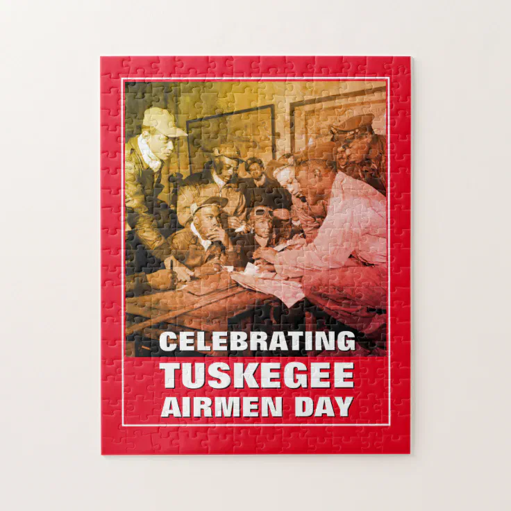 Celebrating TUSKEGEE AIRMEN DAY Jigsaw Puzzle | Zazzle