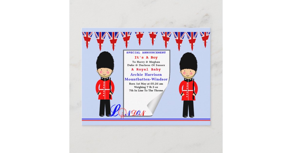 Celebration Cards Royal Baby | Zazzle