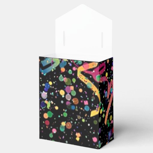 Celebration Confetti Pattern Favor Box | Zazzle