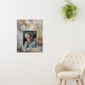Celebration of Life Abstract Painting Funeral Foam Board | Zazzle