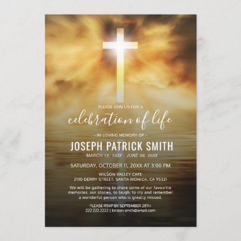 Death Invitations | Zazzle