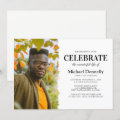 Celebration of Life Funeral Photo Invitation | Zazzle