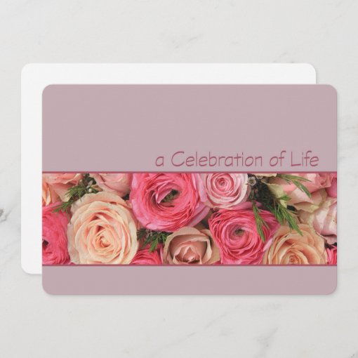 Celebration of Life Invitation | Zazzle