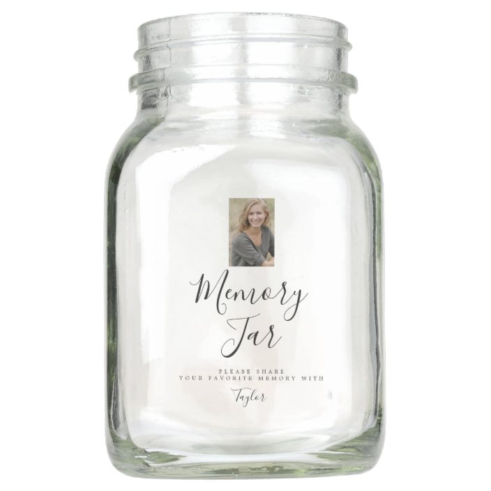 Celebration Of Life Keepsake, Memory Jar | Zazzle.com