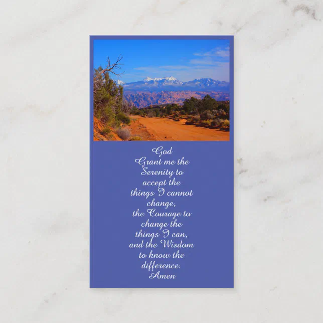 Celebration of Life Landscape Memorial Card | Zazzle