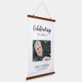 Celebration Of Life Photo Memorial Funeral Hanging Tapestry | Zazzle