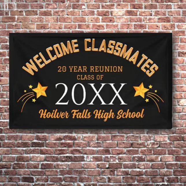 Celebration time! Class reunion custom Banner | Zazzle