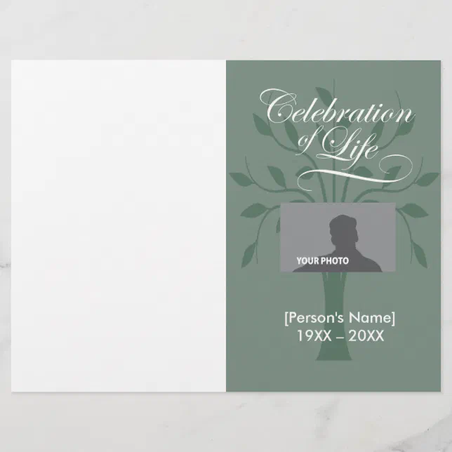 Celebration Tree of Life Memorial Program | Zazzle