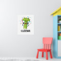 Celery-brate Funny Veggie Celery Pun Poster | Zazzle