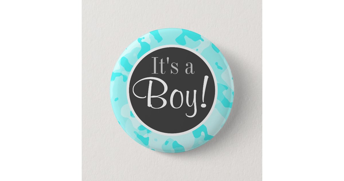 Celeste Camo; Camouflage Pinback Button | Zazzle