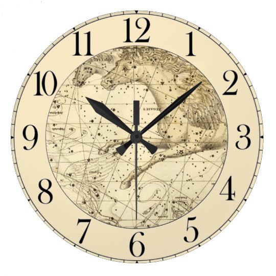 Celestial Atlas Map Large Clock | Zazzle.com