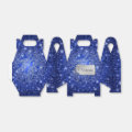 Celestial Blue Swirls & Stars Gable Favor Box | Zazzle