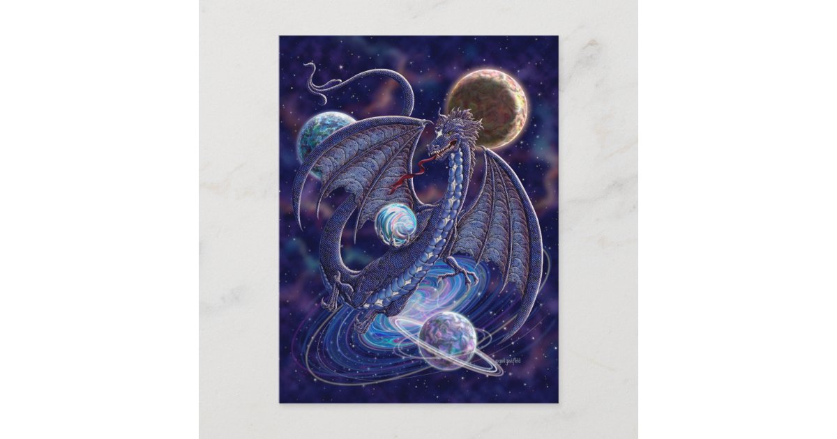 Celestial Dragon Postcard | Zazzle