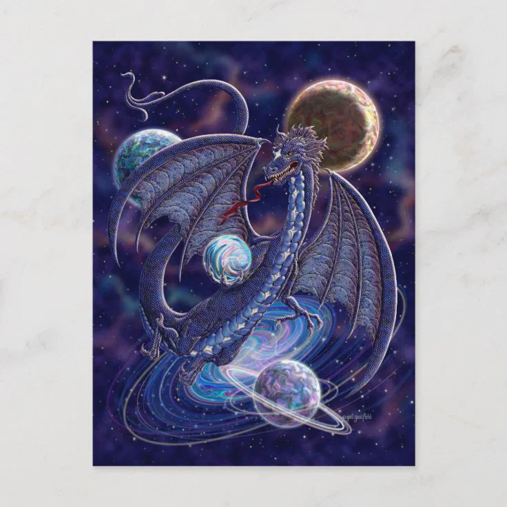 Celestial Dragon Postcard | Zazzle