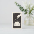 Celestial Eye Tarot Lashes Black Business card | Zazzle