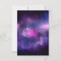 Celestial Galaxy Stars Wedding Thank You Photo | Zazzle