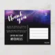Celestial Galaxy Stars Wedding Thank You Photo Postcard | Zazzle