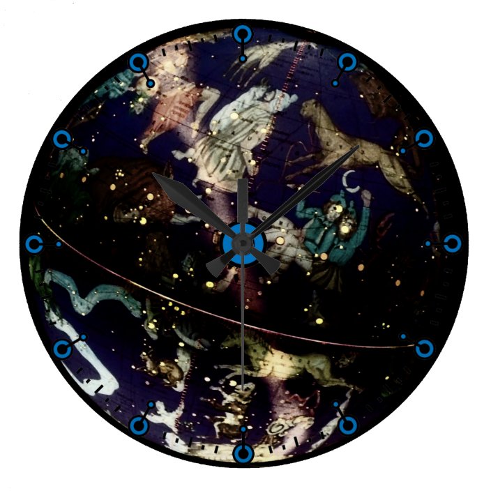 Celestial Globe Modern Wall Clock | Zazzle.com