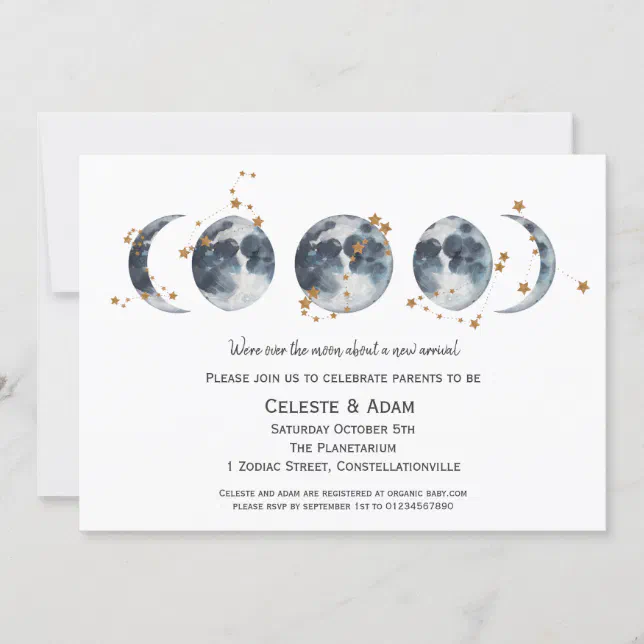 Celestial Invitation | Zazzle