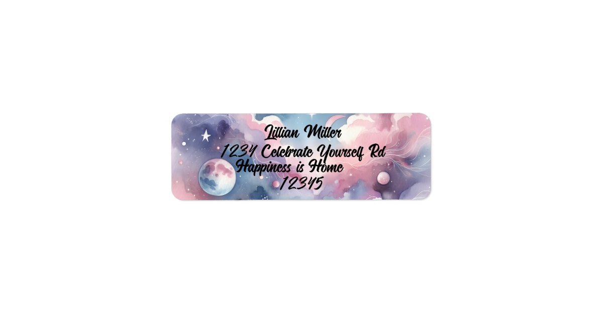 Celestial Label | Zazzle
