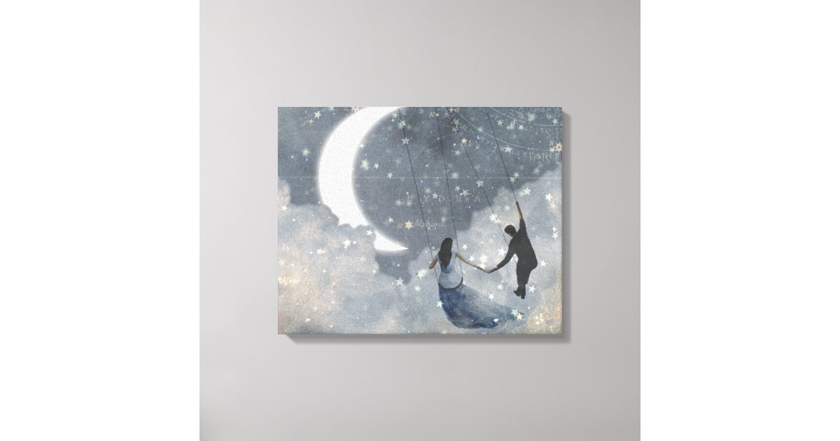 Celestial Love Canvas Print | Zazzle