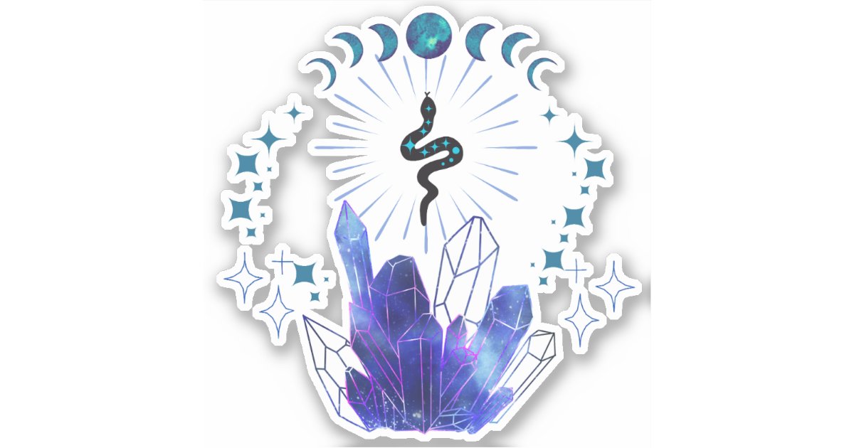 Celestial, Magic, Galaxy, Magical spells Sticker | Zazzle