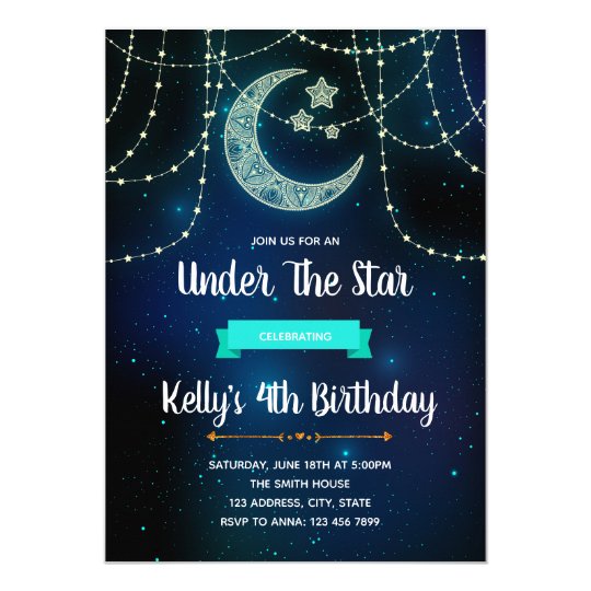 Celestial party invitation | Zazzle.com