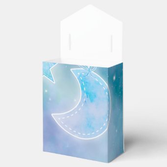 Celestial Sky Galaxy Baby Shower Favor Boxes | Zazzle