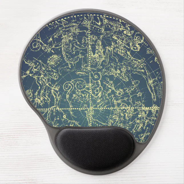 Celestial Space Chart Gel Mouse Pad | Zazzle