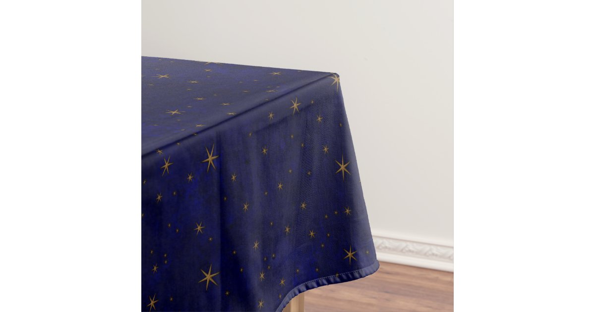 Celestial Starry Night Tablecloth | Zazzle