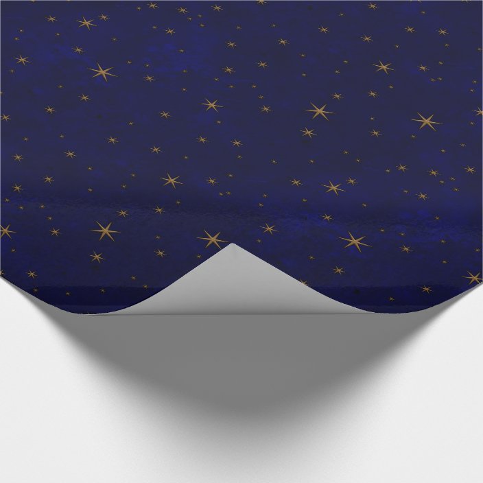 Celestial Starry Night Wrapping Paper | Zazzle.com