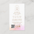 Celestial Stars Hair Stylist Salon | Pink Gold Business Card | Zazzle