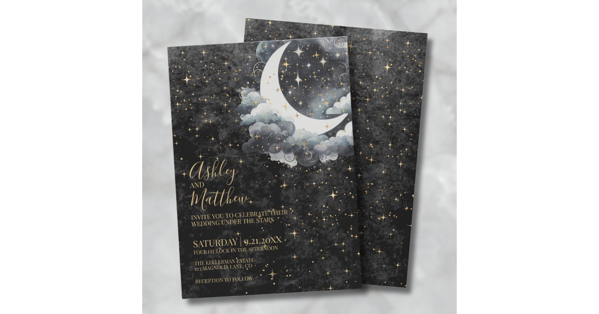 Celestial Wedding Invitation | Zazzle