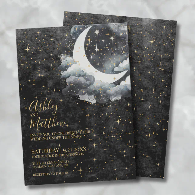 Celestial Wedding Invitation | Zazzle