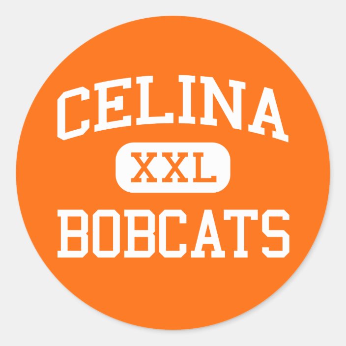Celina - Bobcats - High School - Celina Texas Classic Round Sticker ...