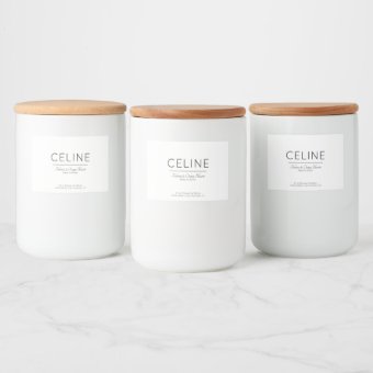 Celine Candle Reed Sticker Diffuser Label Sticker | Zazzle