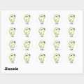Cellfie Funny Biology Selfie Pun Classic Round Sticker | Zazzle