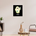 Cellfie Funny Biology Selfie Pun Dark BG Poster | Zazzle