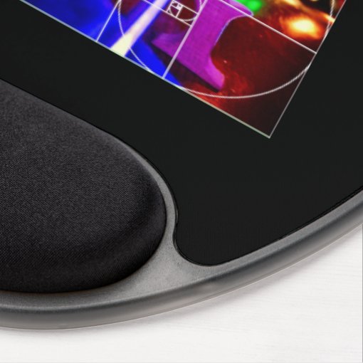 Cello bridge with Fibonacci spiral mousepad | Zazzle