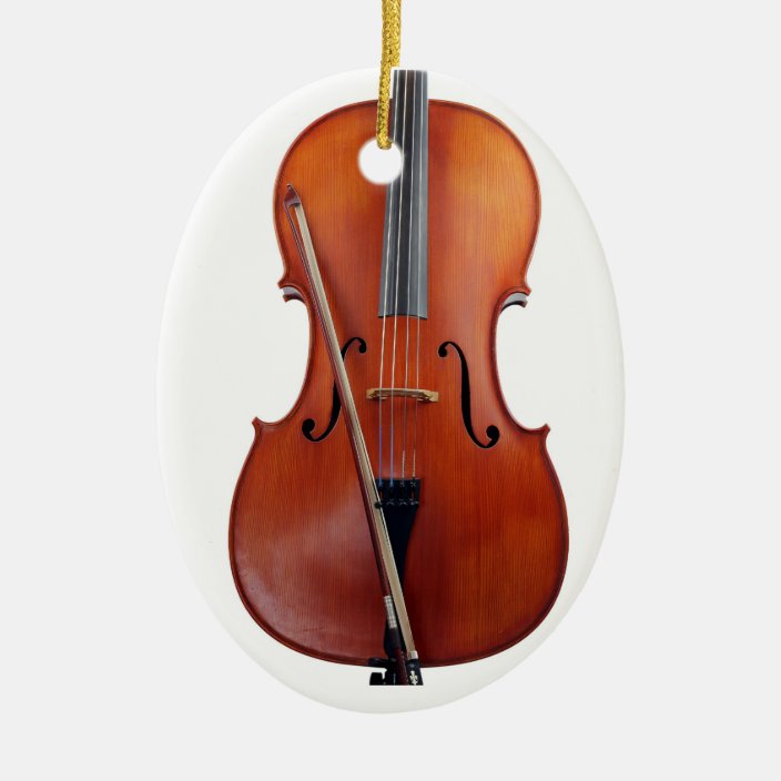 Cello Christmas ornament | Zazzle.com