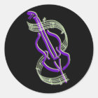 Cello Gift Classic Round Sticker | Zazzle.com