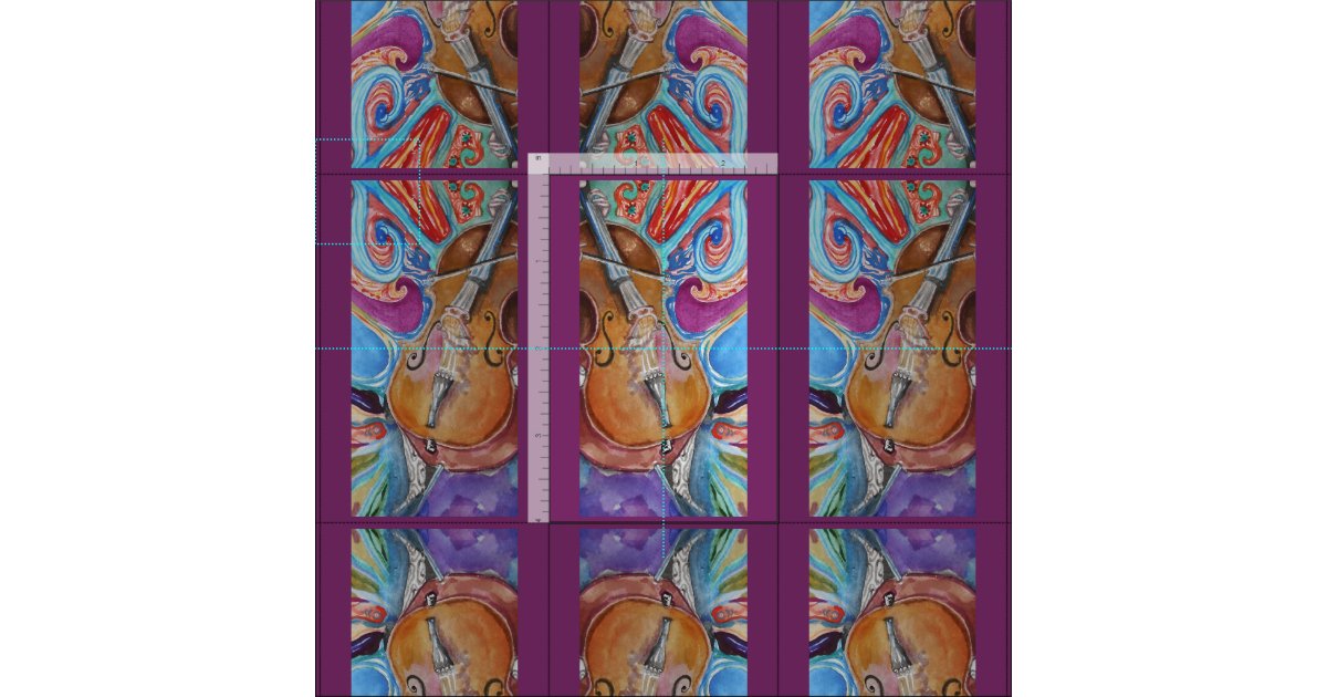 Cello Fabric | Zazzle