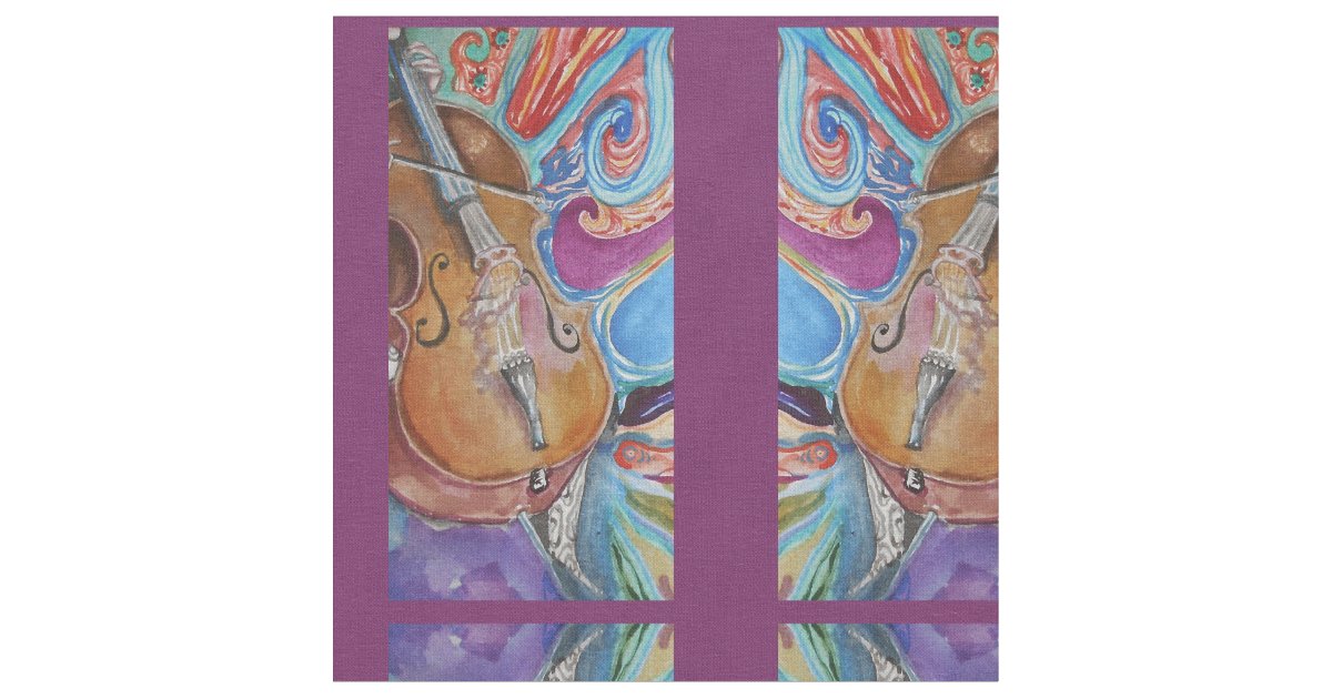 Cello Fabric | Zazzle
