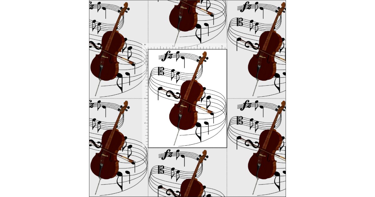 Cello Fabric | Zazzle